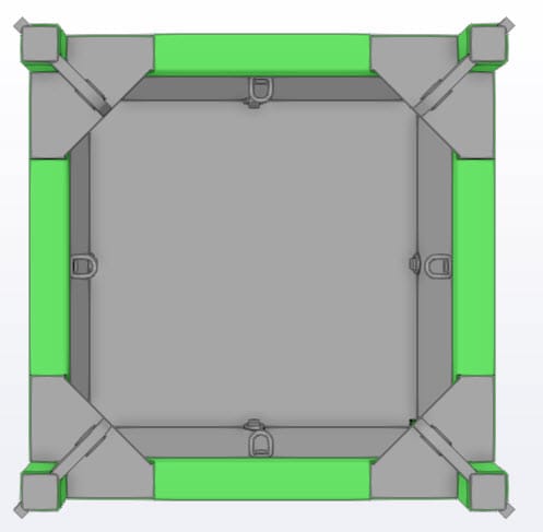4'x4' Offshore Basket - Steel Drawings