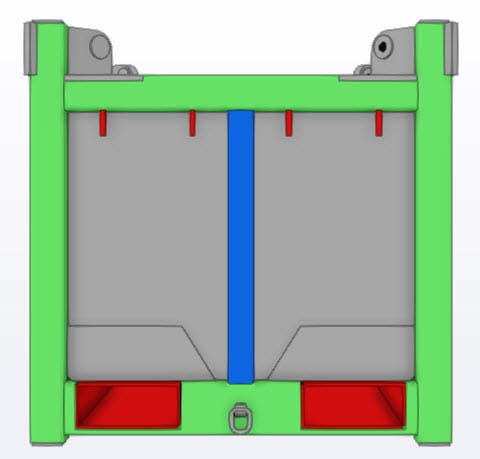 4'x4' Offshore Basket - Steel Drawings