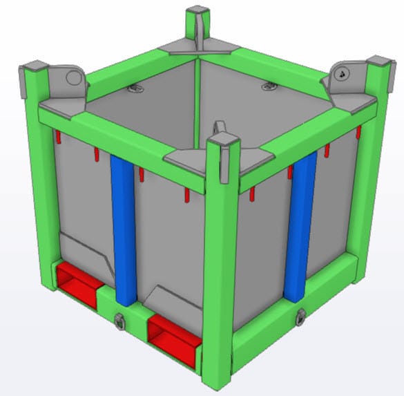 4'x4' Offshore Basket - Steel Drawings