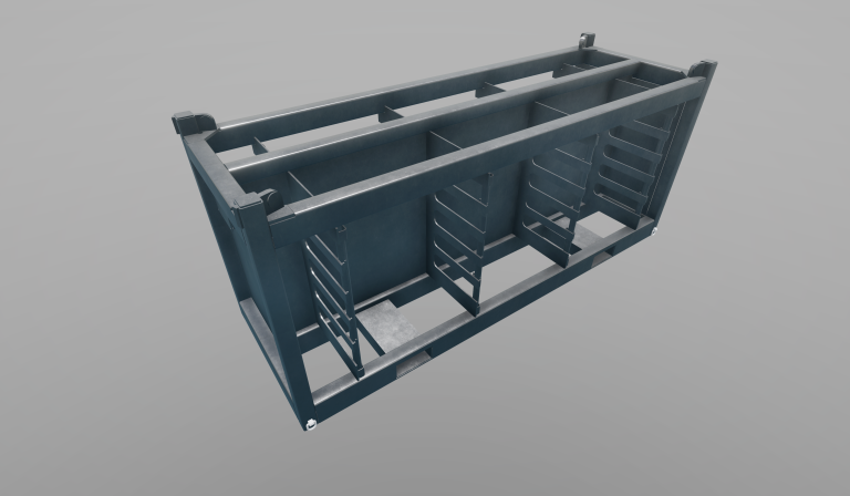 Offshore 3” & 4” Pipe DNV Basket – Free Reference Model - Steel Drawings