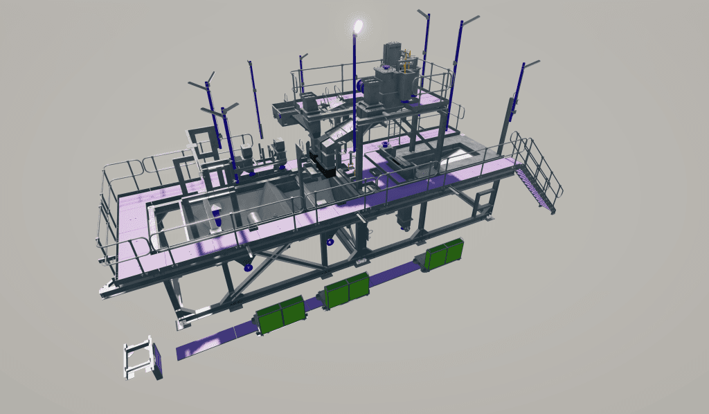 30TPH Modular Mining Plant – Free Reference Model - Steel Drawings