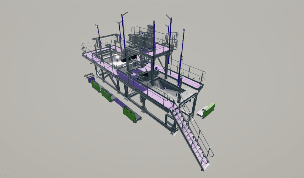 30TPH Modular Mining Plant – Free Reference Model - Steel Drawings